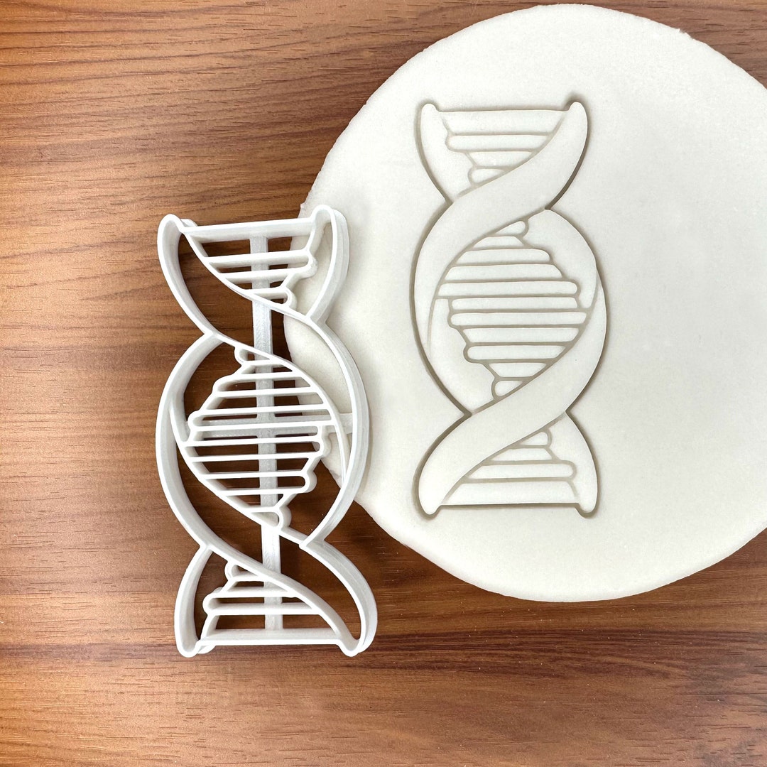 DNA Cookie Cutter Fondant Cutter Cupcake Topper Biology Laboratory Tool ...