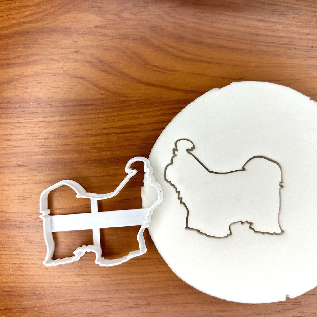 Shih Tzu Dog Breed Cookie Cutter Fondant Cutter Cupcake Topper Animal ...