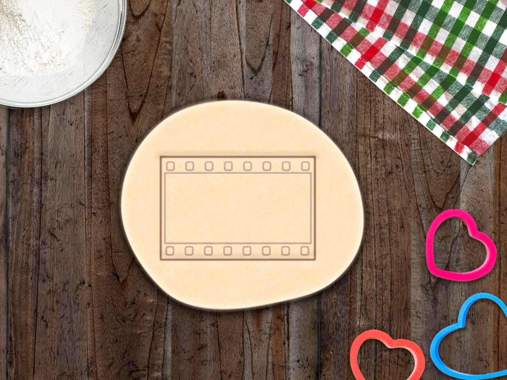 Cinema Film Strip Cookie Cutter Fondant Movie Photography - Etsy