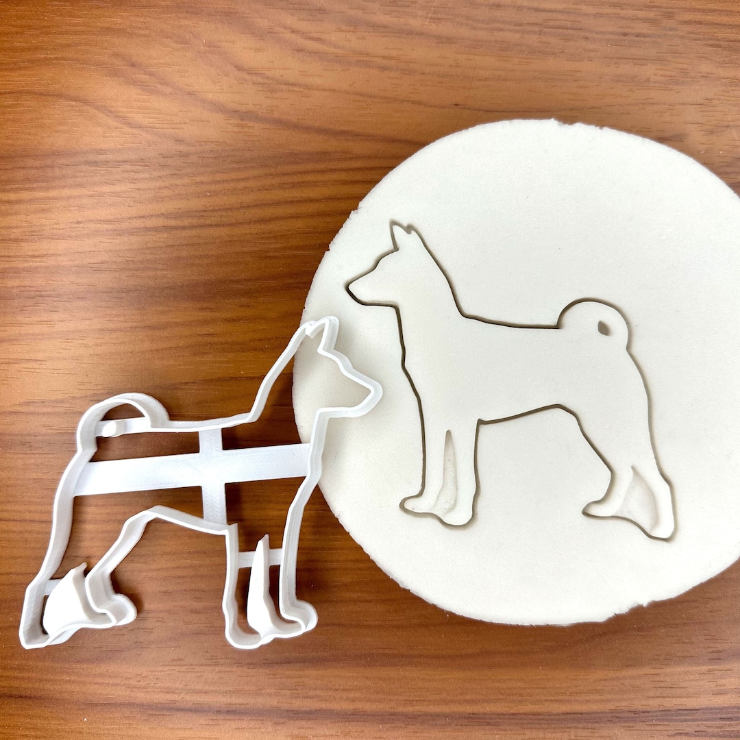 Siberian Husky Dog Breed Cookie Cutter Fondant Cutter Cupcake Topper ...