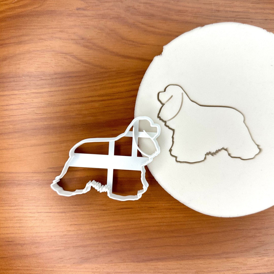 American Cocker Spaniel Dog Breed Cookie Cutter Fondant Cutter Cupcake ...