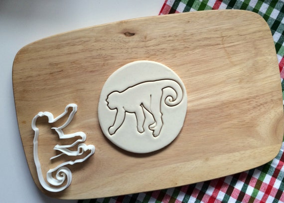Ape Monkey Cookie Cutter Zoo Animal Cookie Cutter Cupcake | Etsy