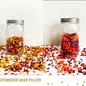 Custom Collegiate Vase Filler for Centerpieces- Custom Colors & Logos ...