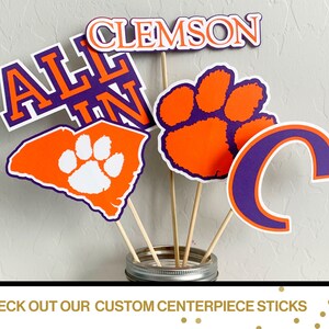 Custom Collegiate Vase Filler for Centerpieces- Custom Colors & Logos ...