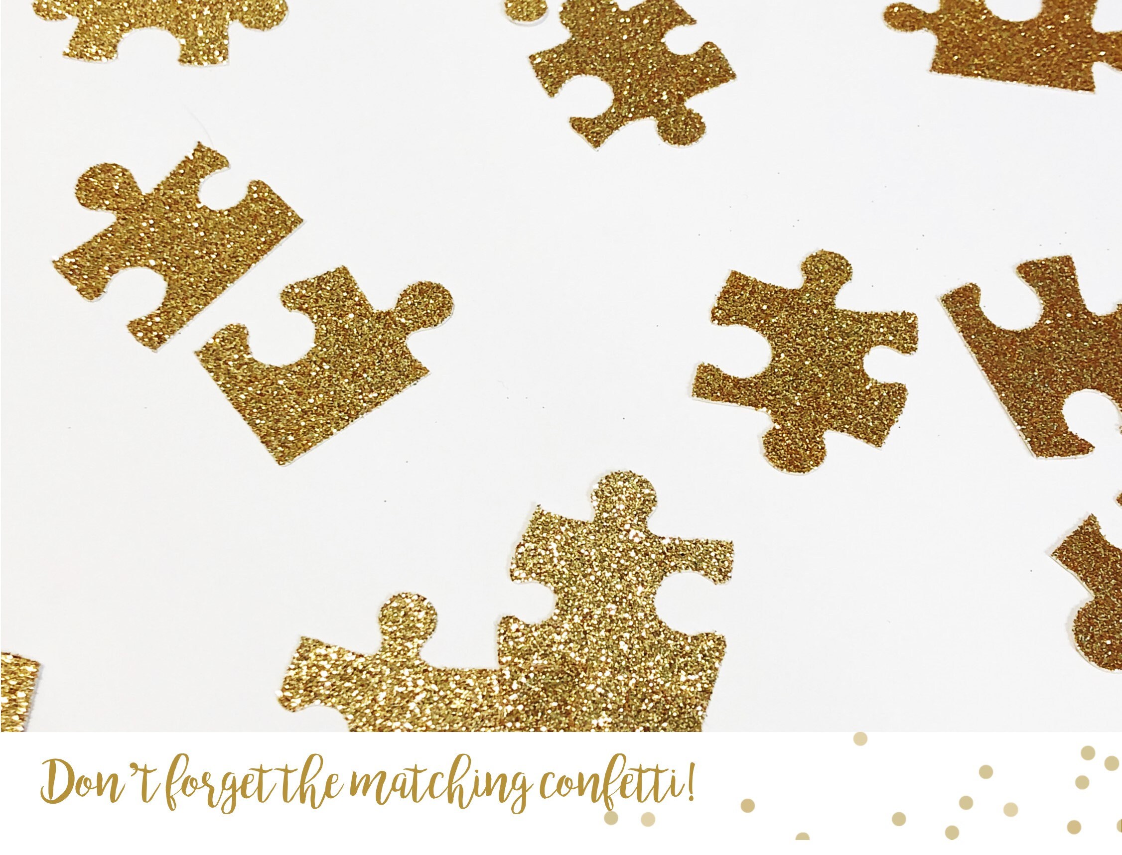 We Found Our Missing Pieces Glitter Banner - I Found My Missing Piece ...