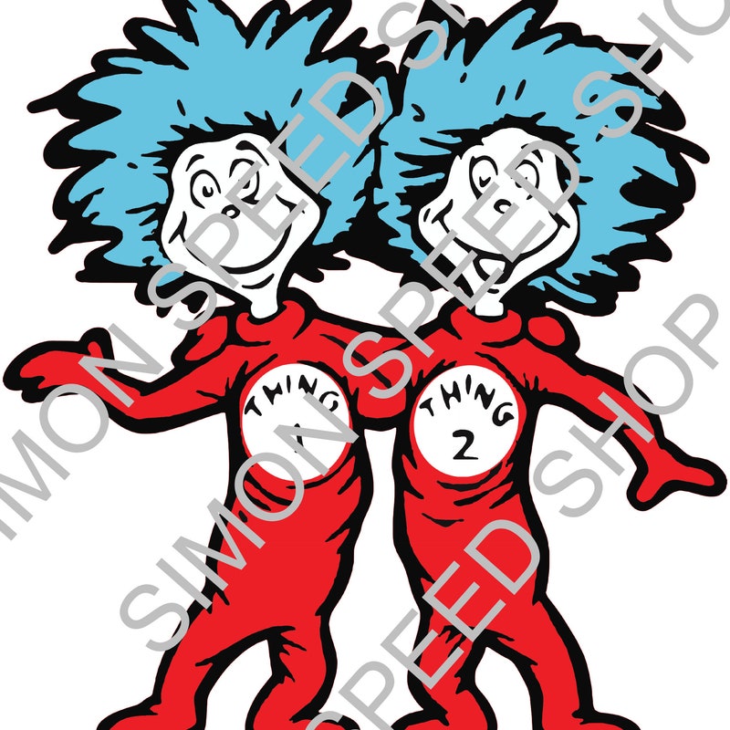 Thing One Thing Two - Etsy