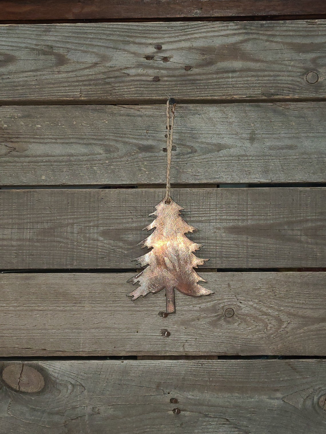 PLASMA CUT Steel Ornament Pine Tree - Etsy