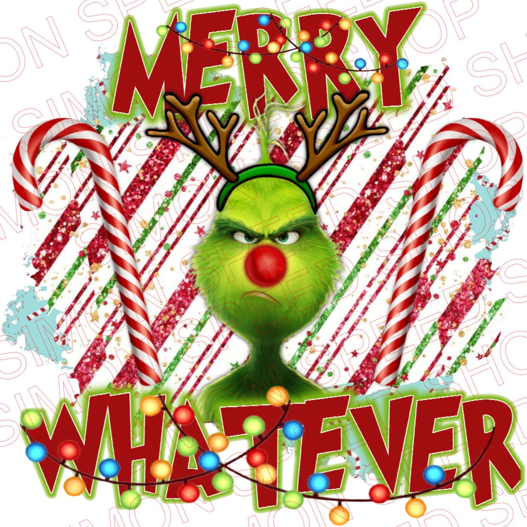 Ready to Press DTF Merry Whatever Direct to Film Transfer DTF Prints - Etsy