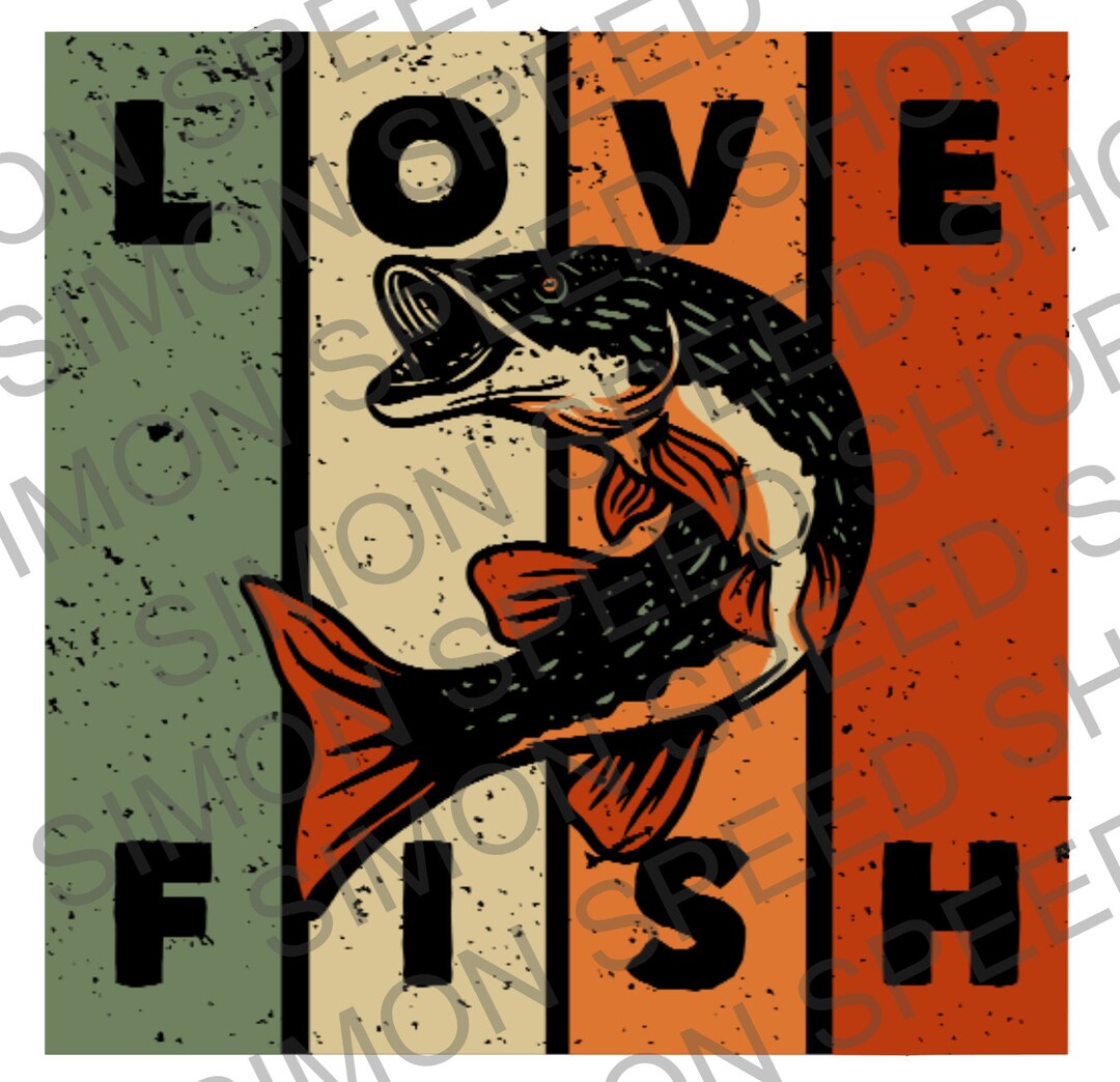 Ready to Press DTF Love Fish Direct to Film Transfer DTF Prints - Etsy
