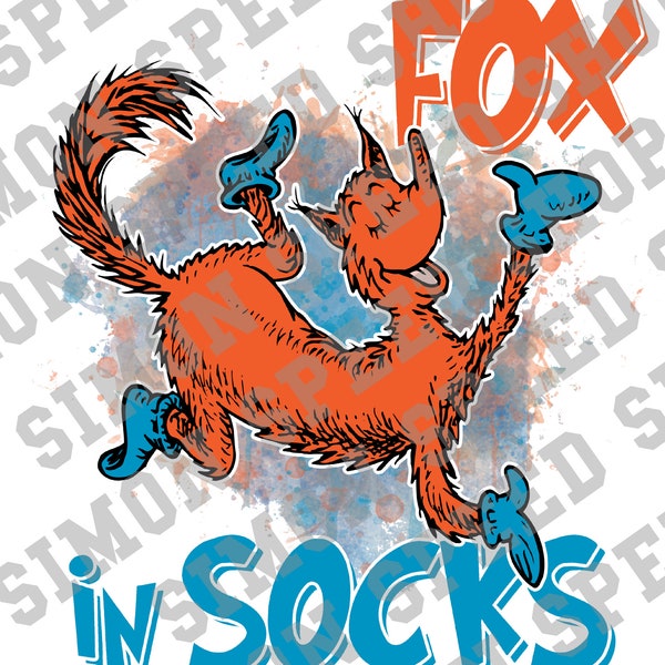 Fox in Socks - Etsy