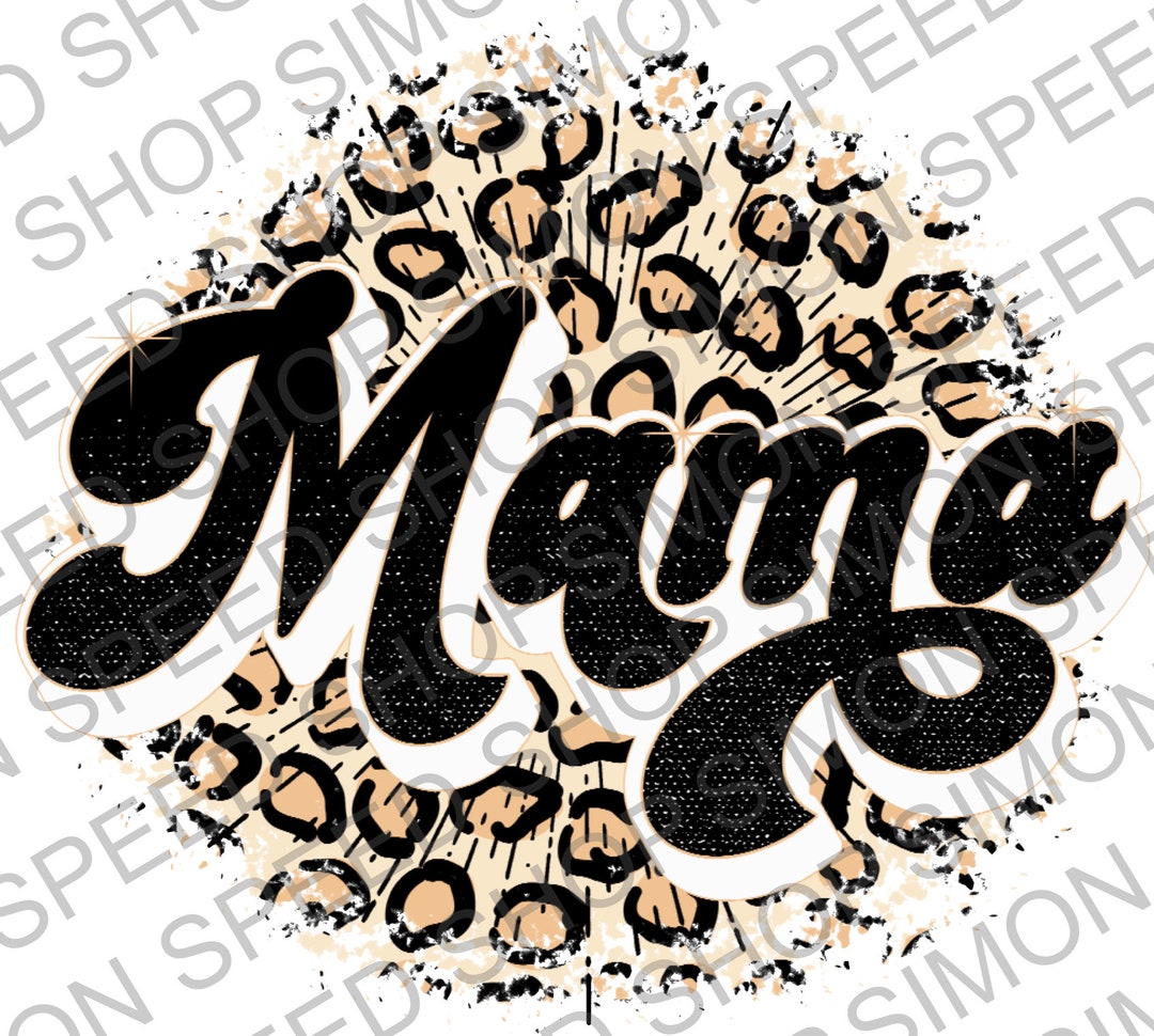 Ready to Press DTF Mama Cheetah Print Direct to Film Transfer DTF Prints - Etsy