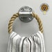 Rope Hand Towel Holder, Handmade Nautical Decor, Ring Towel Holder ...