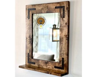 Mirror With Shelf | Etsy