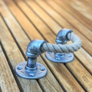 Barn Door Handle, Door Hardware, Rope Door Handle, Railing Door Handle ...