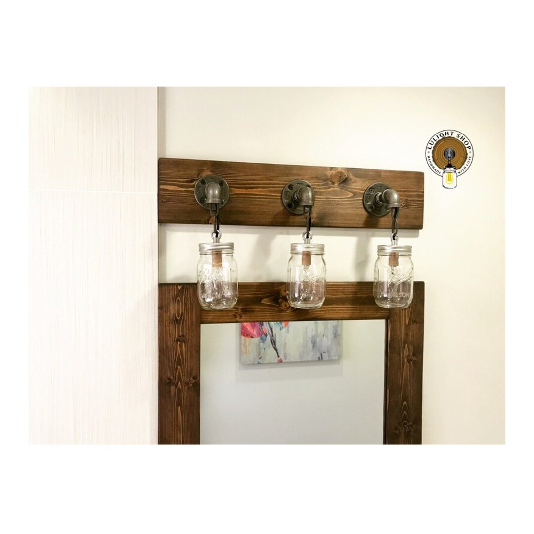 ESPRESSO Vanity Light Fixture, Lights for Bathroom, Farmhouse Lighting ...