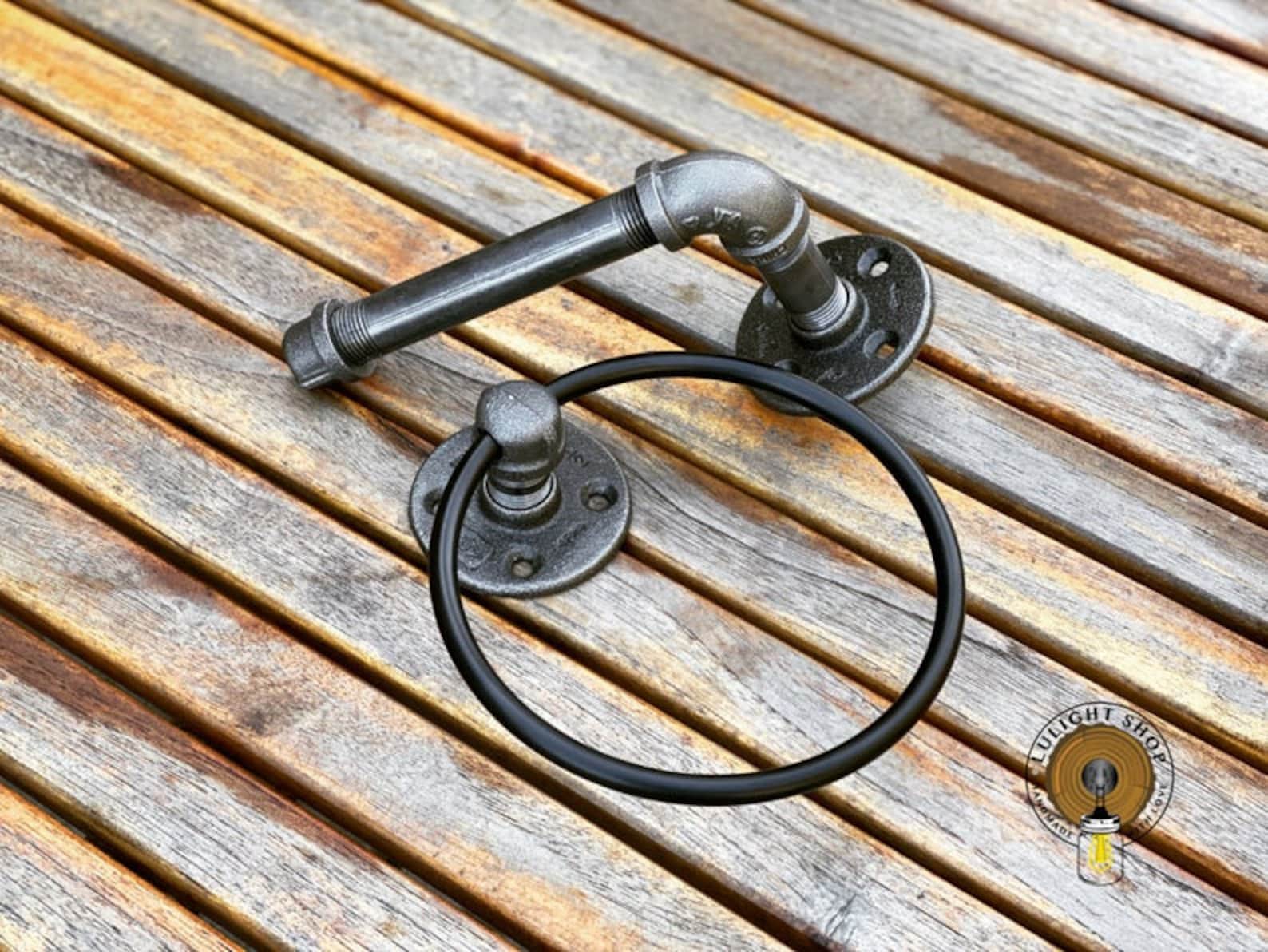 Rustic Industrial Farmhouse Bathroom Set of 2 Toilet Paper - Etsy