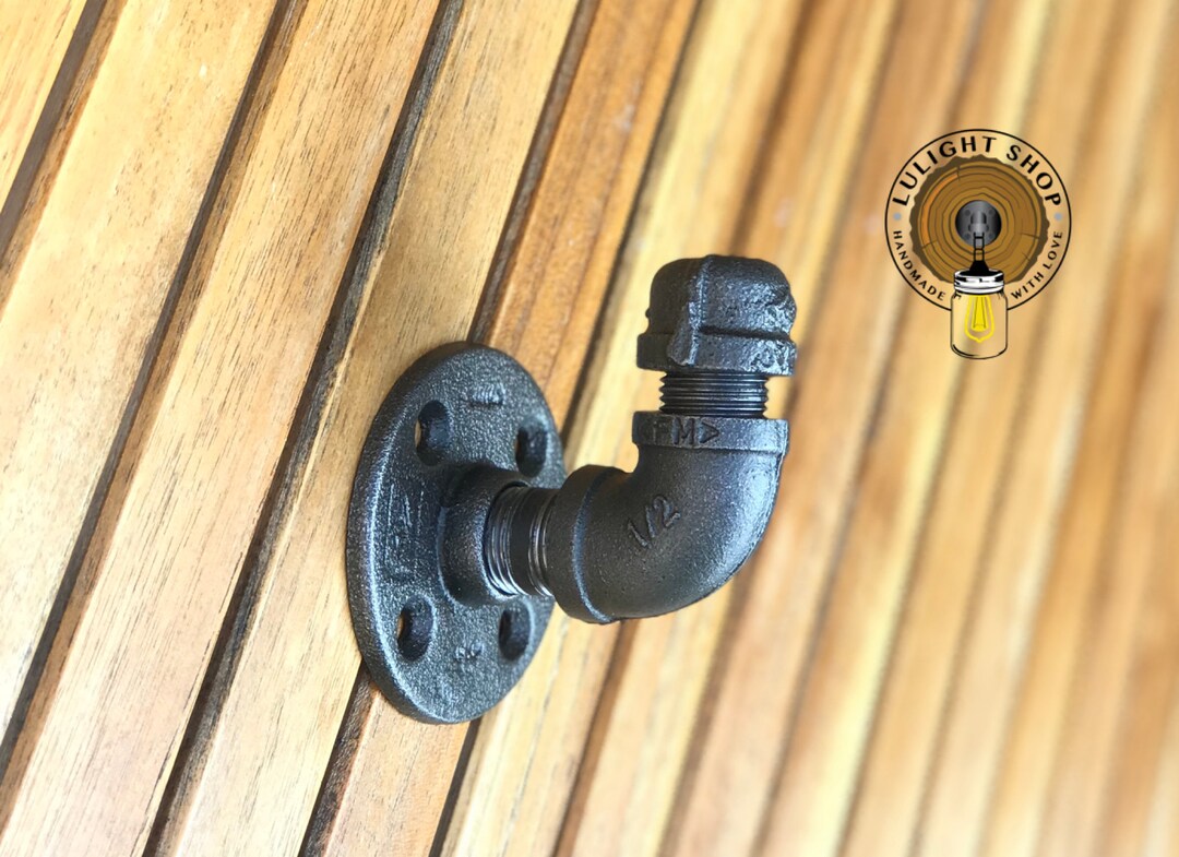 Industrial Design Pipe Clothing Hook Decorative Wall Hook - Etsy