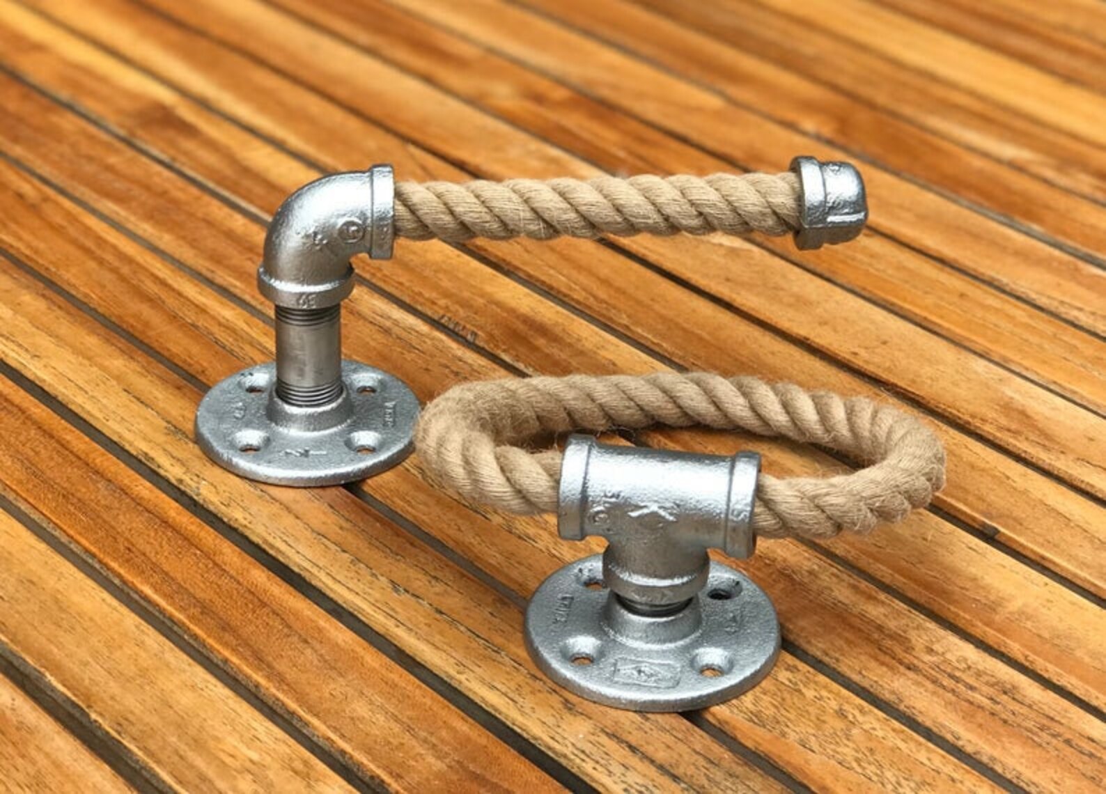 Lulight Rope Bathroom Set Beach House Decor Home Decor Pipe - Etsy
