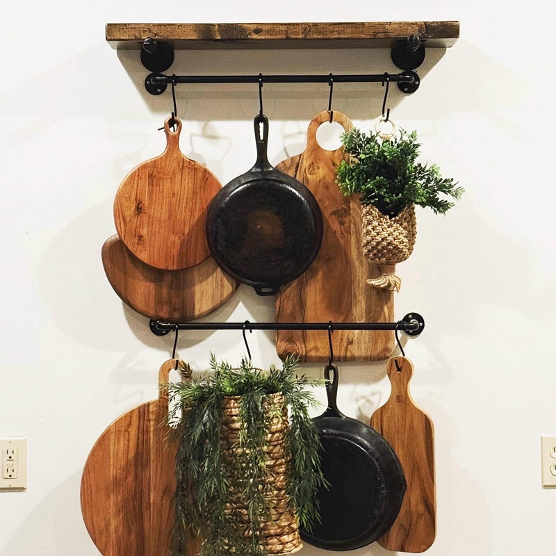 Hanging Pot Rack - Etsy