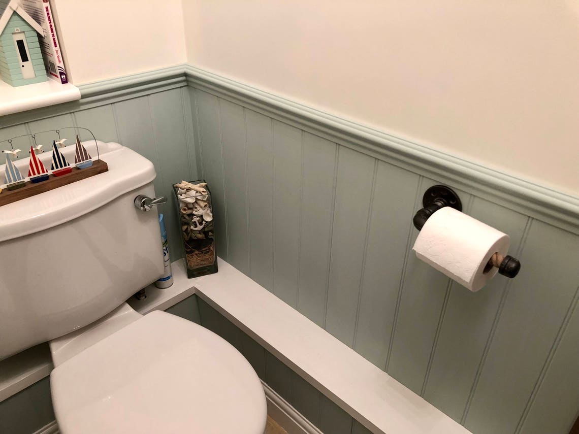 Toilet Paper HolderRustic Rope HolderIndustrial Pipe Toilet | Etsy