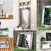 WHITEWASH Mirror, Wood Mirror, Rustic White Mirror, Whitewash Framed ...