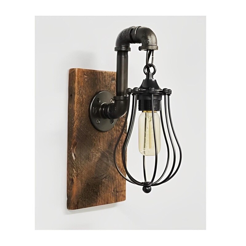 Rustic Sconce Light - Etsy