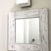 WHITEWASH Mirror, Wood Mirror, Rustic White Mirror, Whitewash Framed ...