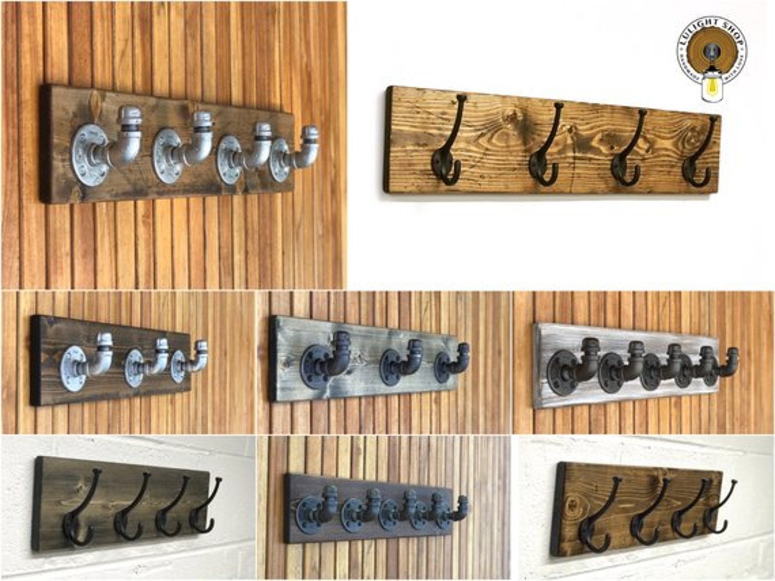 Rustic Industrial Handmade Hook Towel Hook Bathroom | Etsy