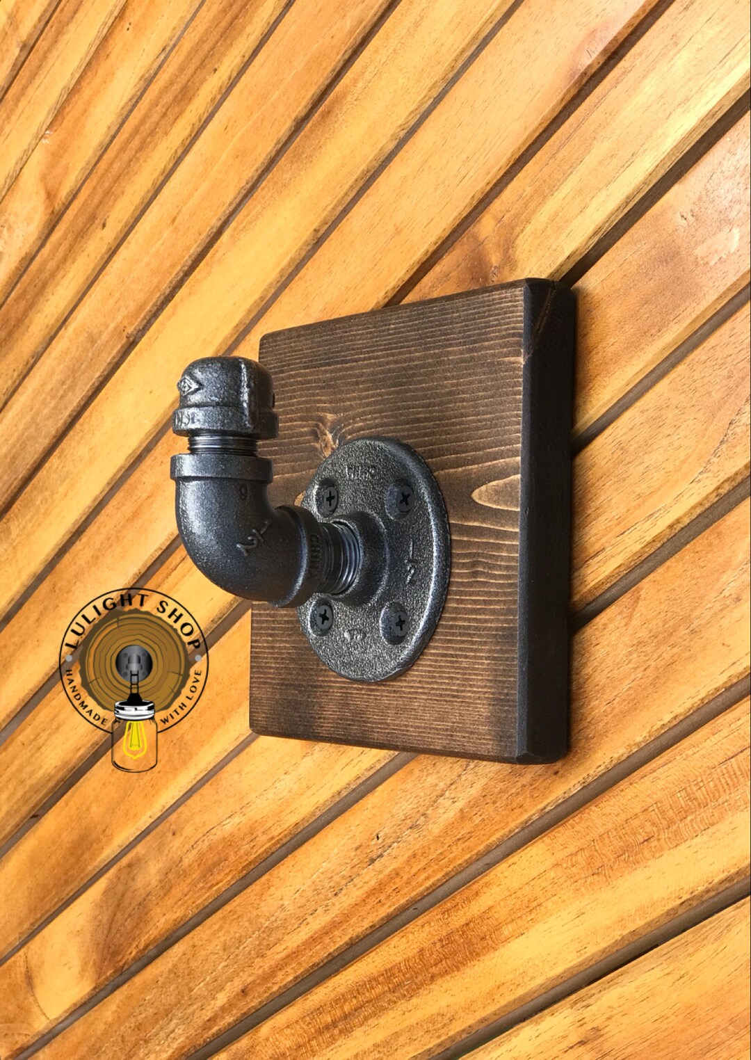 Handmade Industrial Rustic Hooks, Wall Hooks,pipe Bathroom, Modern ...