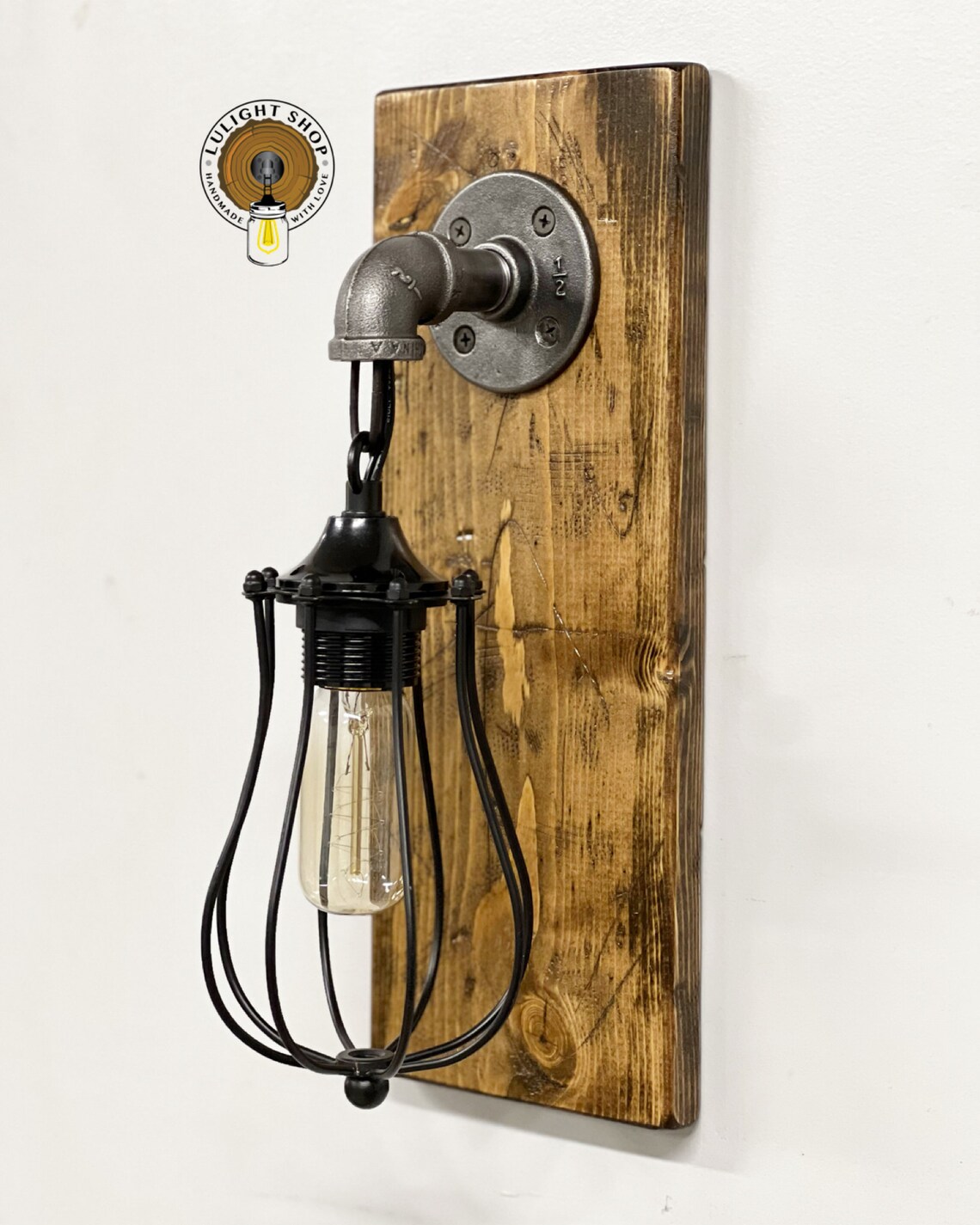 Unique Vanity Sconce Light Bathroom Fixture Rustic Look - Etsy