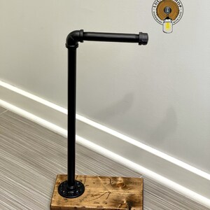 Industrial Rustic Modern Toilet Paper Stand,tp Stand, Standing Toilet ...