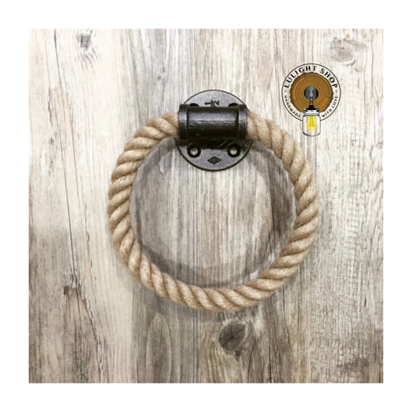 Rope Towel Ring - Etsy