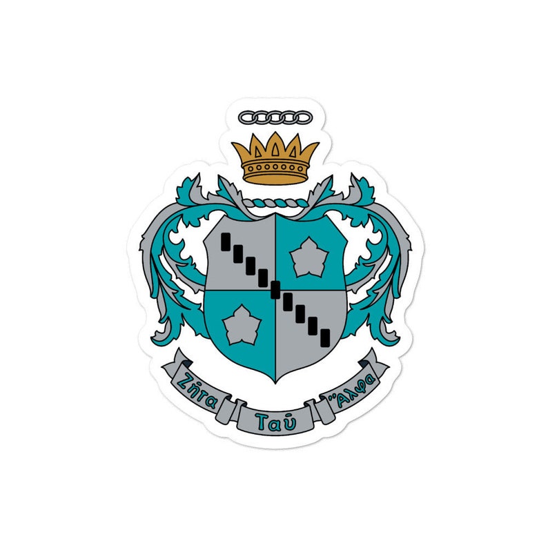 Zeta Tau Alpha Crest Sticker - Etsy