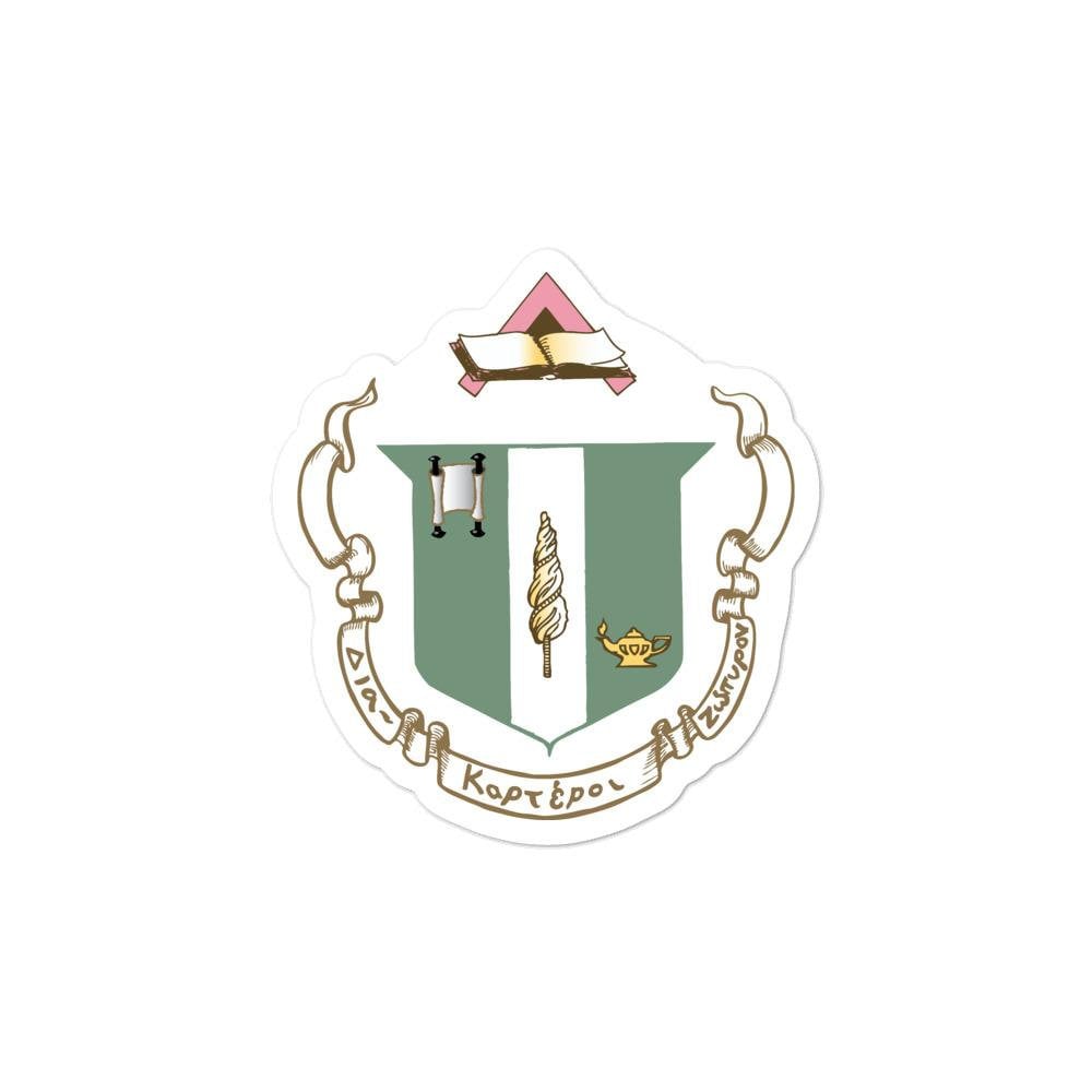 Delta Zeta Crest Sticker - Etsy Delta Zeta Crest Sticker - Etsy