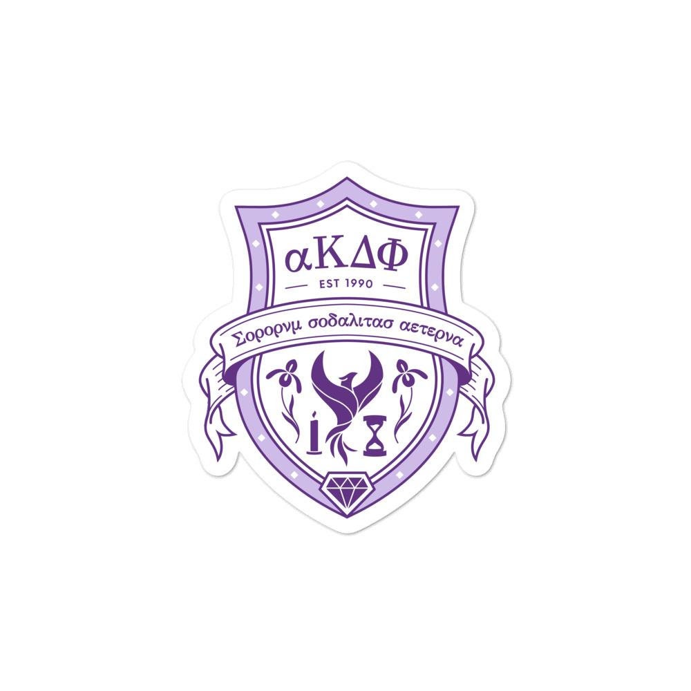 Alpha Kappa Delta Phi Crest Sticker - Etsy