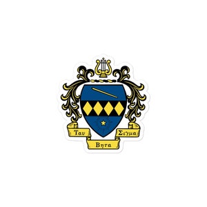 Tau Beta Sigma Crest Sticker - Etsy