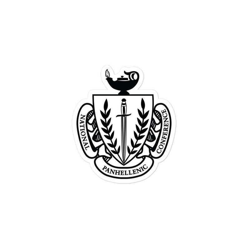 National Panhellenic Conference Coat of Arms Sicker - Etsy