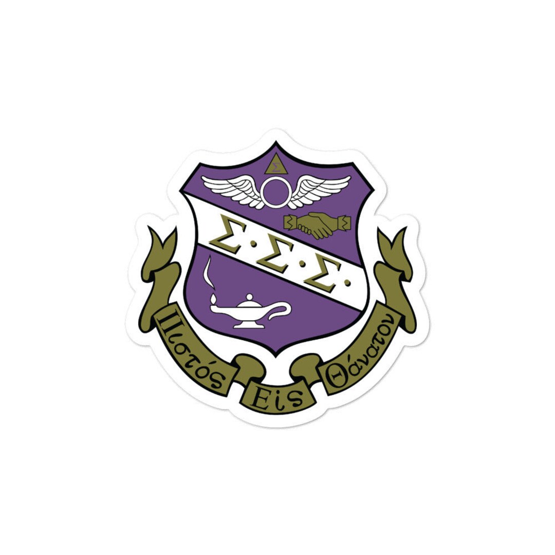 Sigma Sigma Sigma Coat of Arms Sticker - Etsy