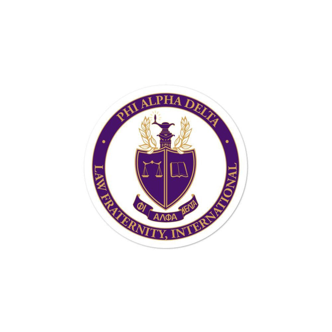 Phi Alpha Delta Seal Sticker - Etsy