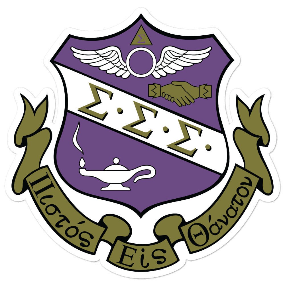 Sigma Sigma Sigma Coat of Arms Sticker - Etsy