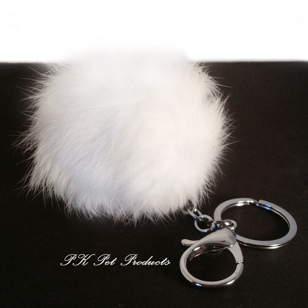 Fur Ball Keychain - Etsy