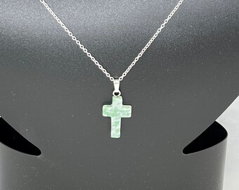 Jade Cross Pendant - Etsy