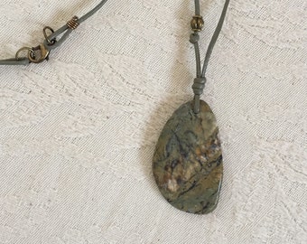 Leather and stone | Etsy