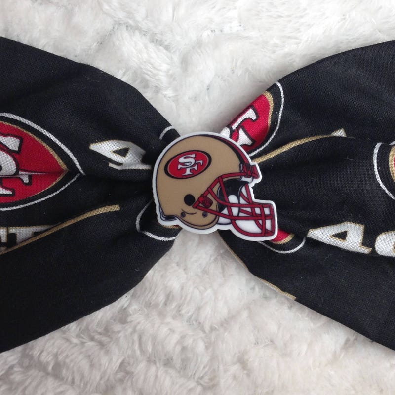 49ers Hair Bow - Etsy