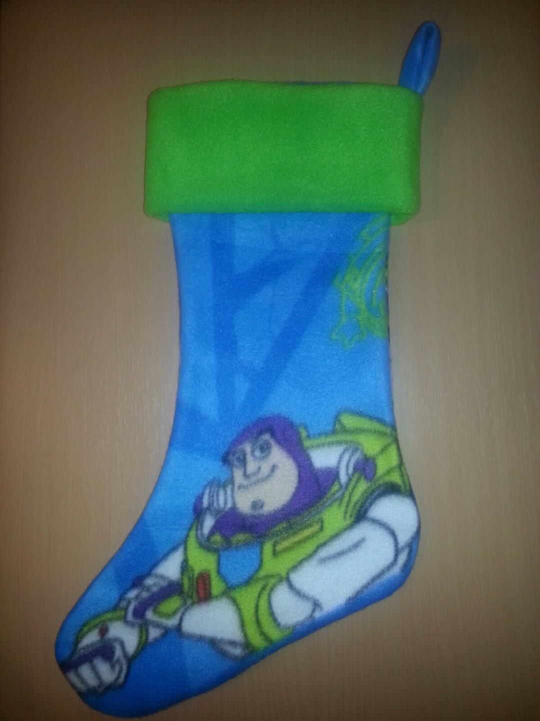 Toy Story Buzz Lightyear Christmas Holiday Stocking Two Sided - Etsy
