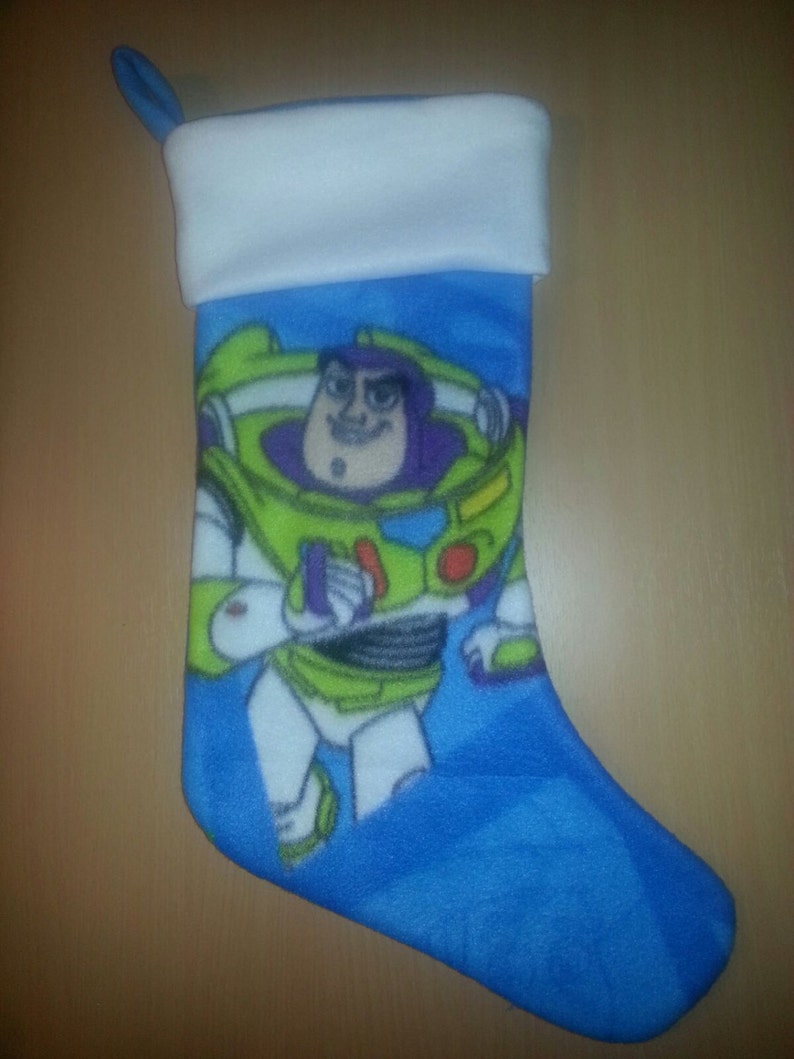 Toy Story Buzz Lightyear Christmas Holiday Stocking Two Sided - Etsy