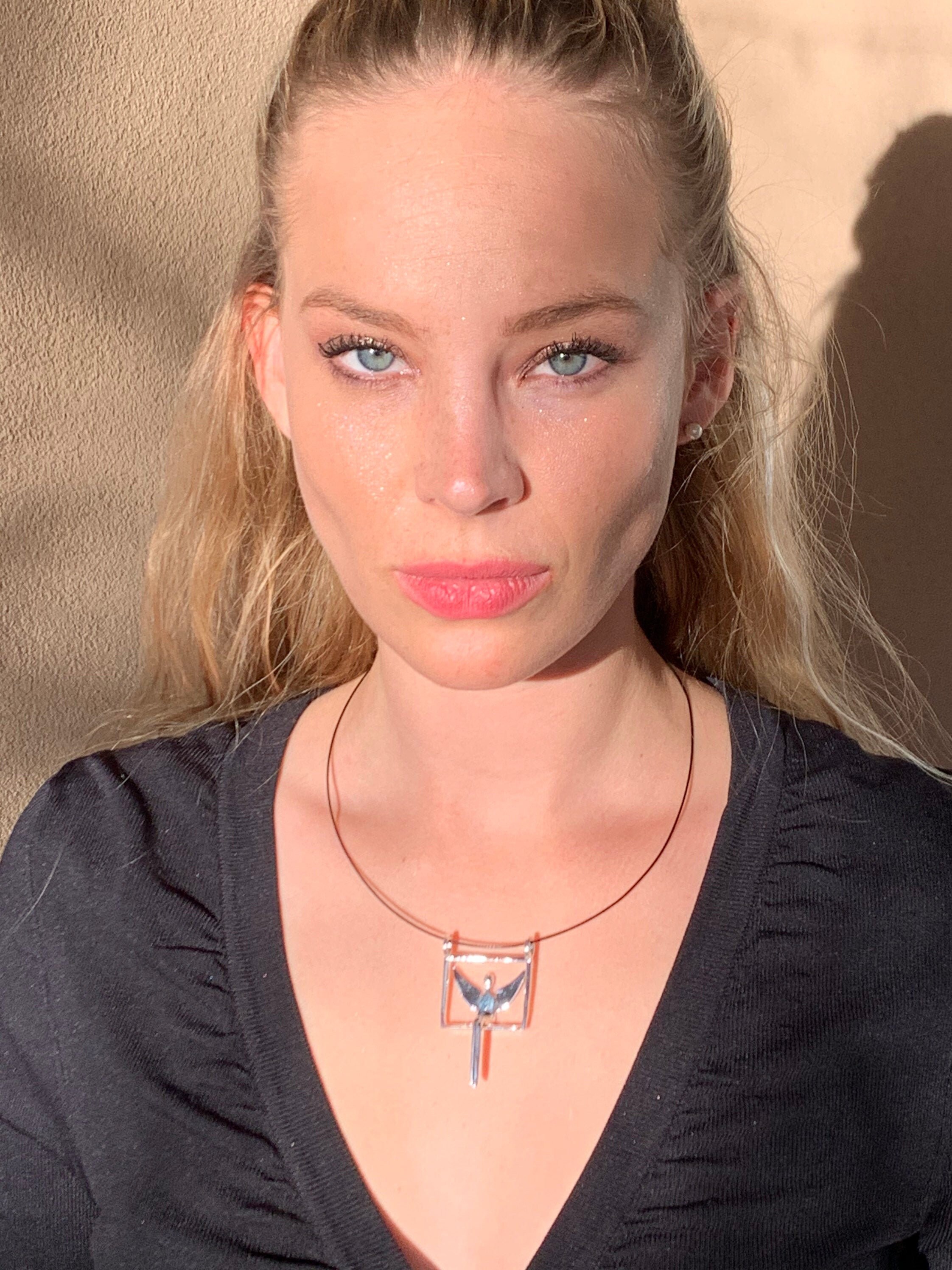 Guardian Angel on a Swing Pendant Religious and Spiritual - Etsy