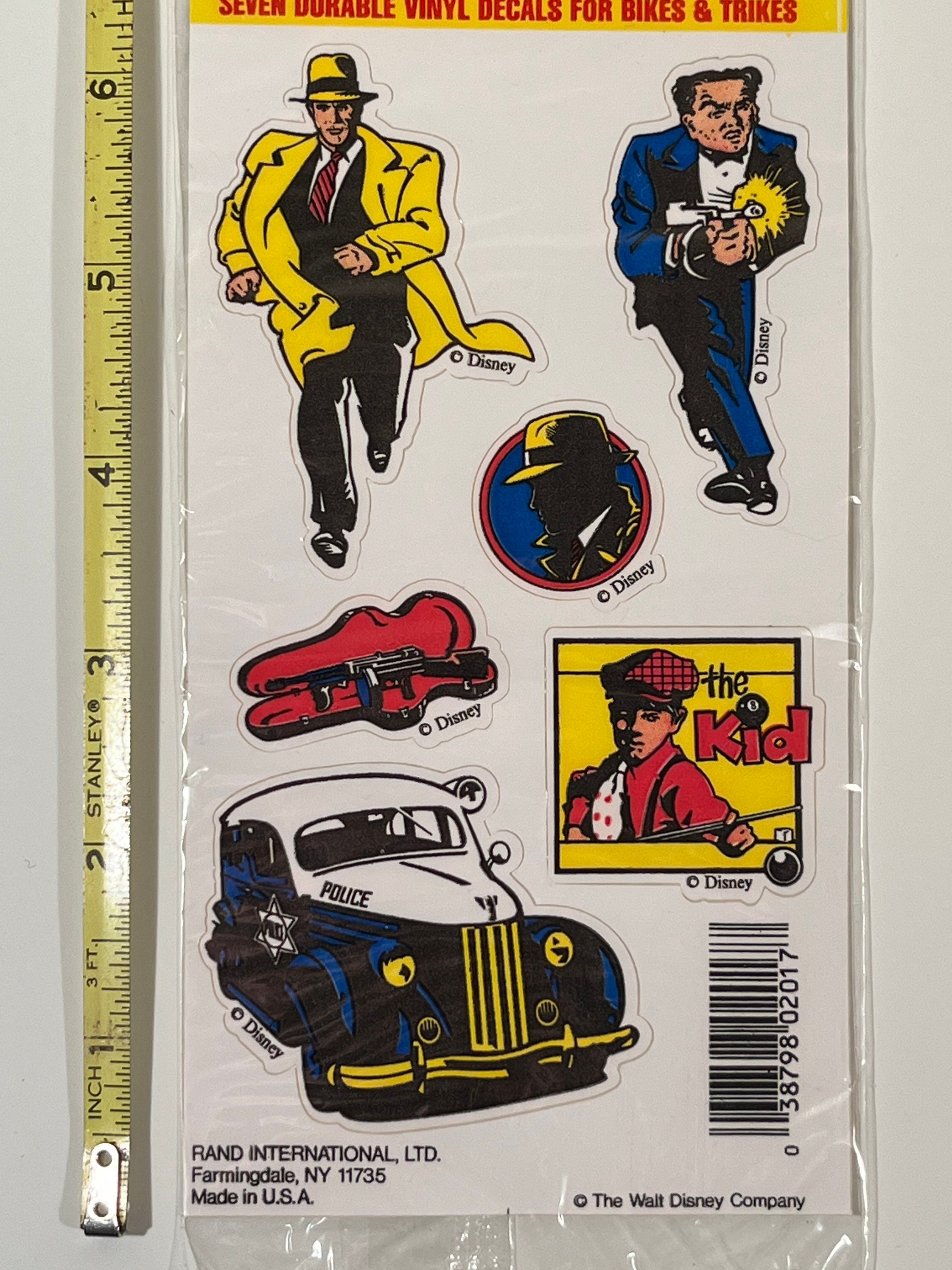 New Vintage Dick Tracy Decals From The Walt Disney Company Etsy