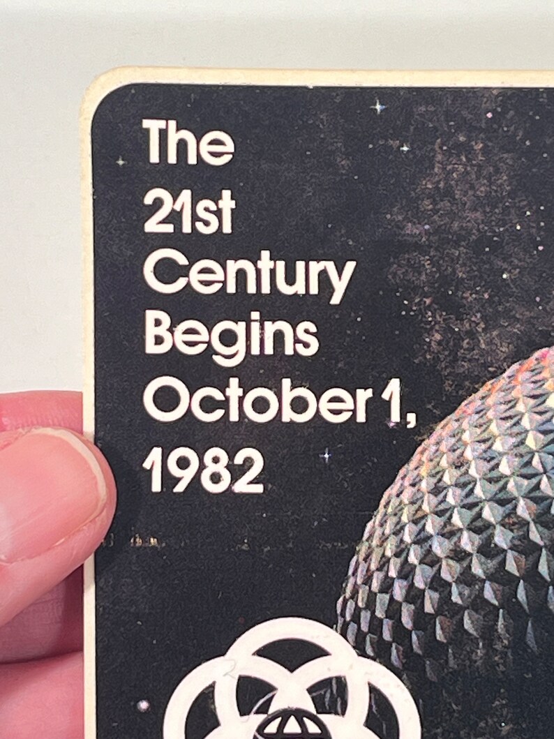 Vintage EPCOT Center Sticker Pre-opening 1980s Walt Disney World ...