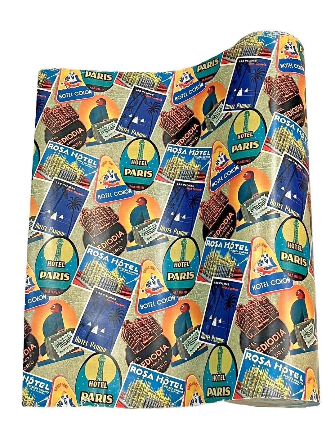 Vintage Wrapping Paper Sold by the Sheet Department Store Gift Wrap ...